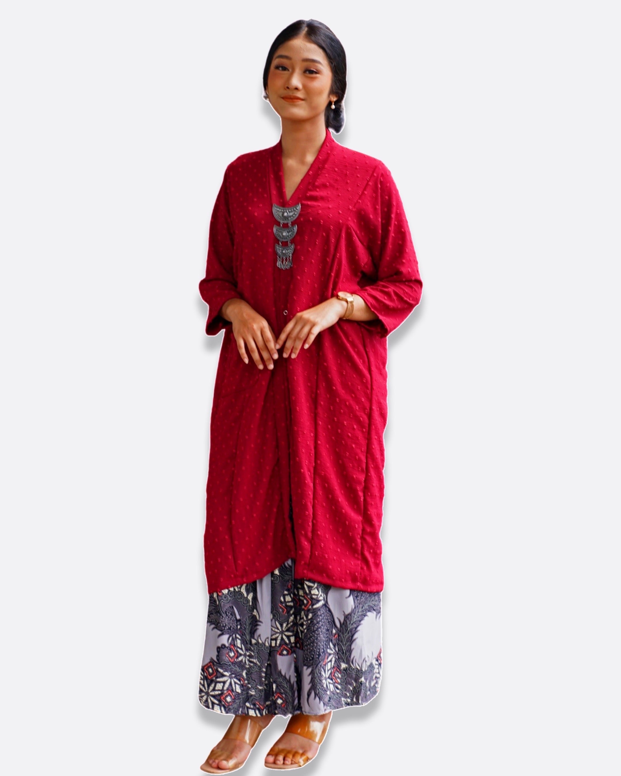 LADIES RELAXED BATIK KEBAYA – Batique