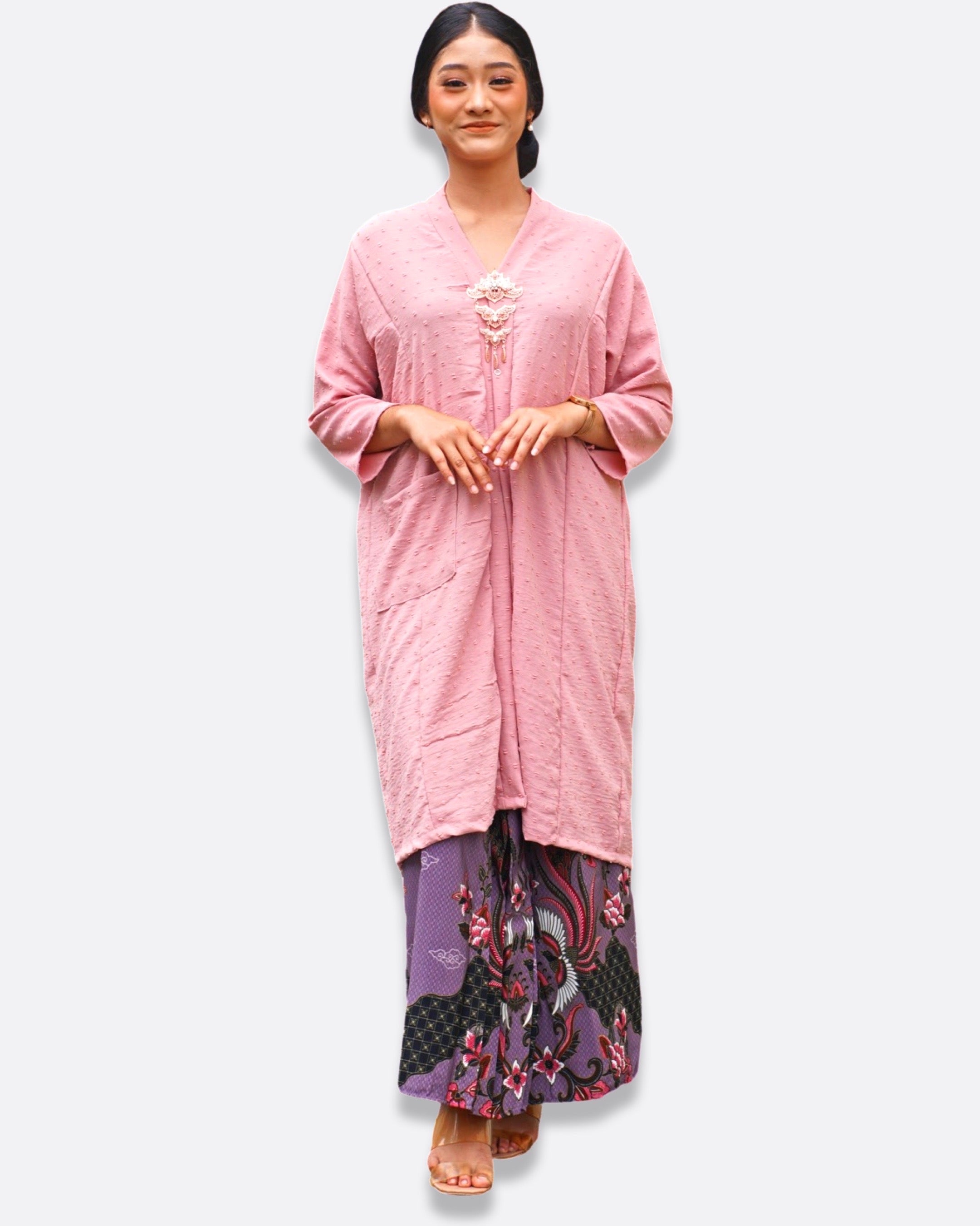 LADIES RELAXED BATIK KEBAYA – Batique